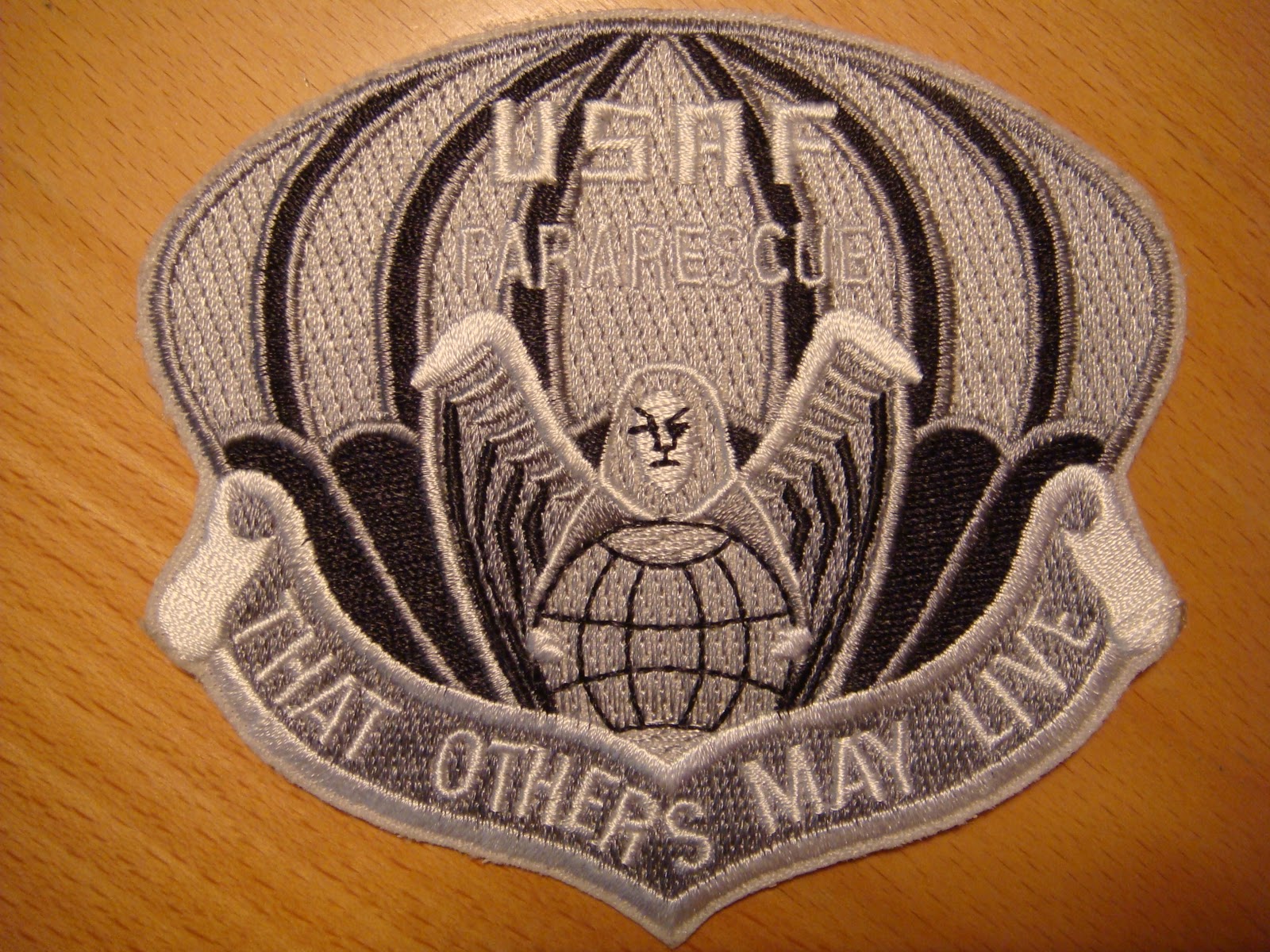 THE USAF RESCUE COLLECTION: USAF Pararescue Silver Edition Patch