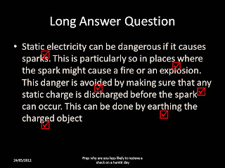 Y11 Additional GCSE Physics: The Dangers and Uses of Static Electricity