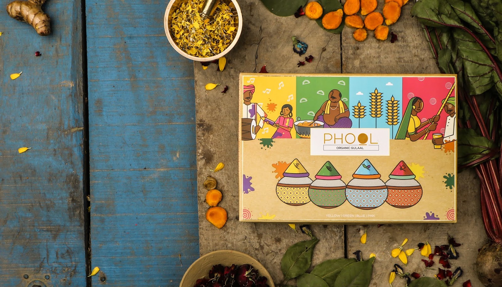 Phool Organic Gulaal – Packaging Of The World