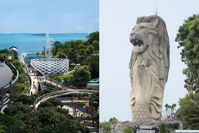 A Trip To The 7 Merlions in Singapore