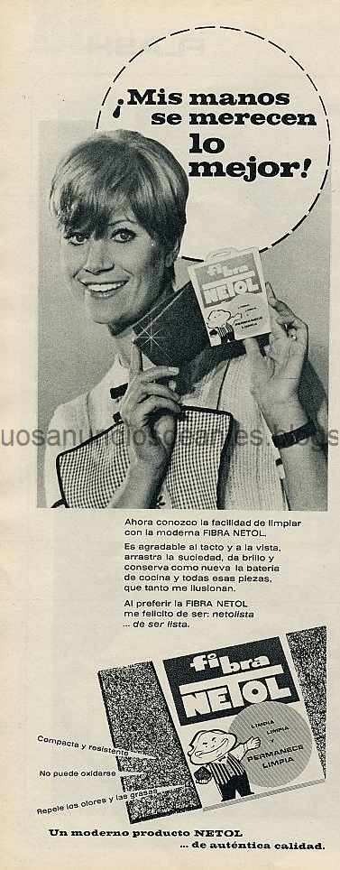 Antiguos anuncios de antes: Netol (producto limpieza) (12 anuncios)
