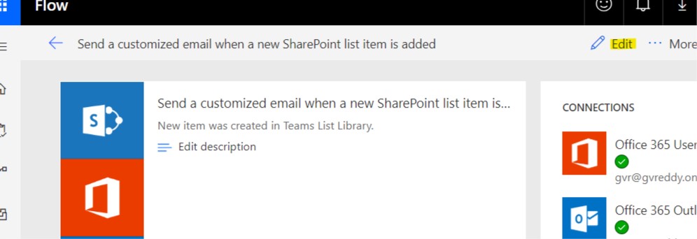 Use the ... at the end of the Workflow item to go to Settings (as shown ...