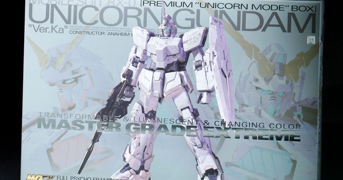 P-Bandai: MGEX 1/100 Unicorn Gundam Ver. Ka [PREMIUM UNICORN MODE BOX ...