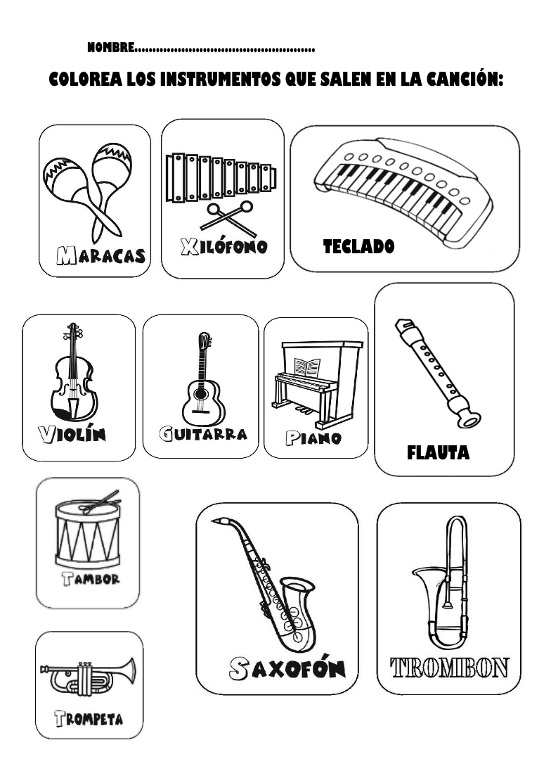 Son de la Antigua: Sesión 17_1º LOS INSTRUMENTOS MUSICALES