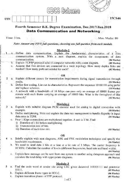Visvesvaraya Technological University B.E. COMPUTER SCIENCE (CBCS ...