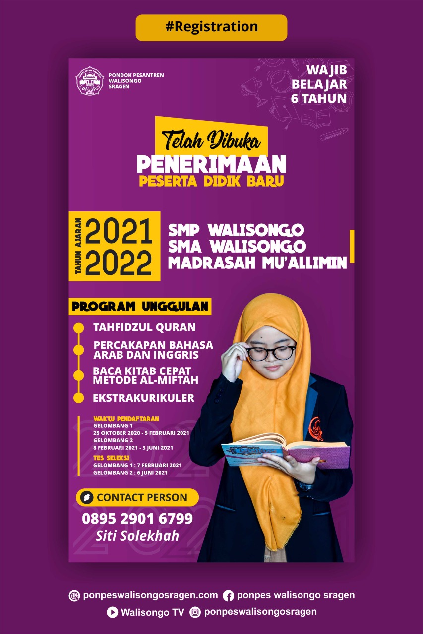 Info Pendaftaran Pondok Pesantren Walisongo Sragen Tahun 2021/2022 ... Info Pendaftaran Pondok Pesantren Walisongo Sragen Tahun 2021/2022 ...