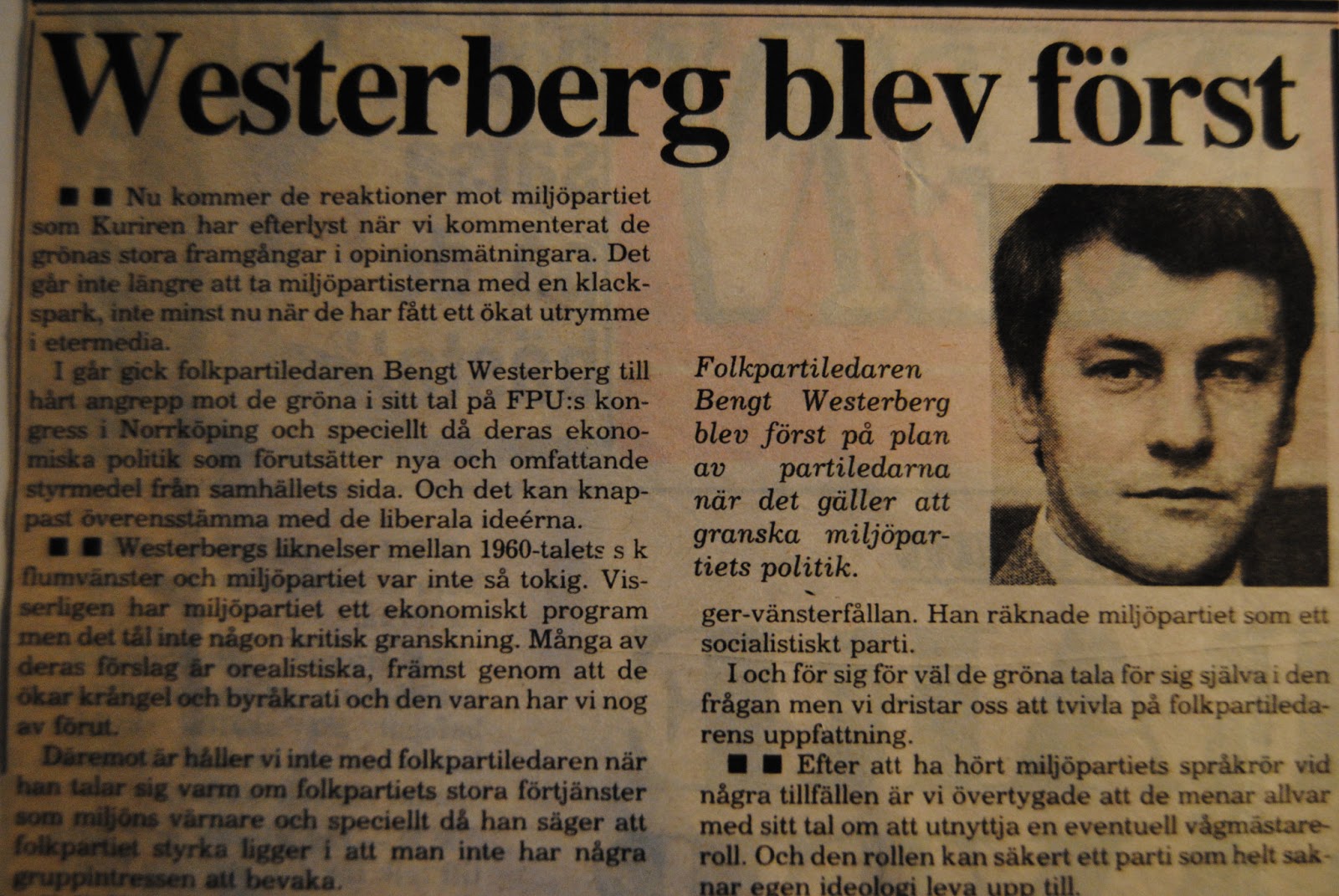 Bengt Westerberg - Alchetron, The Free Social Encyclopedia