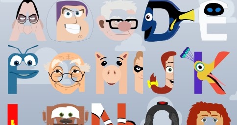 Mike BaBoon Design: P is for Pixar (Pixar Alphabet)