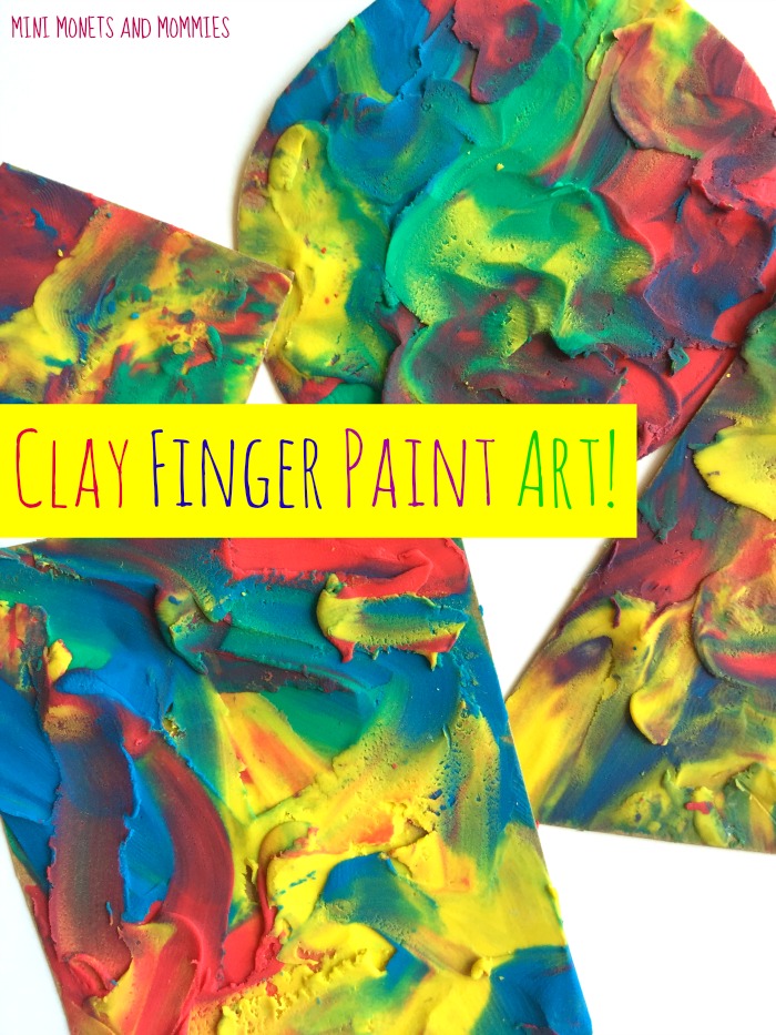 Mini Monets and Mommies: Kids Can Finger Paint with Clay: Shapes ...