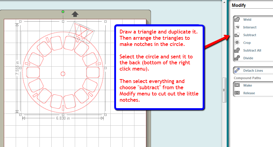 Capadia Designs: Creating the View-Master Disc File - Step by Step ...
