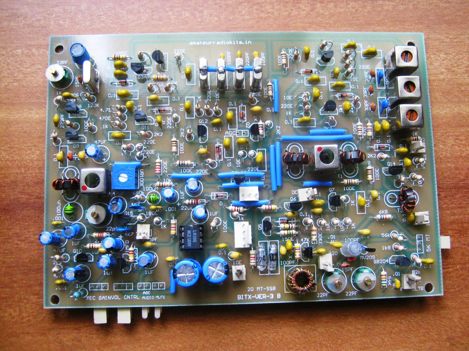 BITX SSB QRP TCVR FOR HAM RADIO: New PCB Bitx3B 3C Exciter And PA