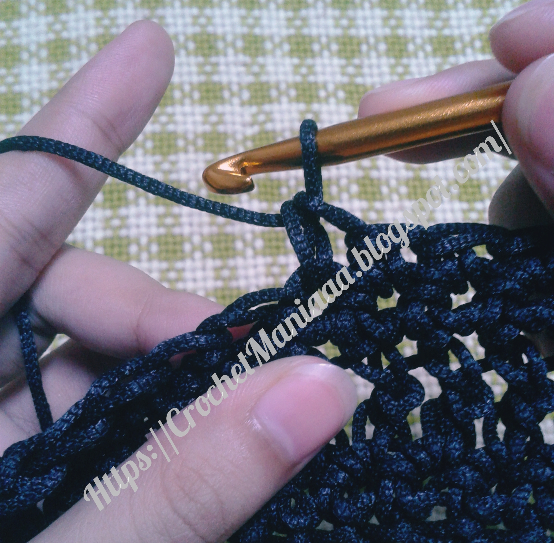 How to make a single crochet (sc) – Step by Step | Crochet Mania