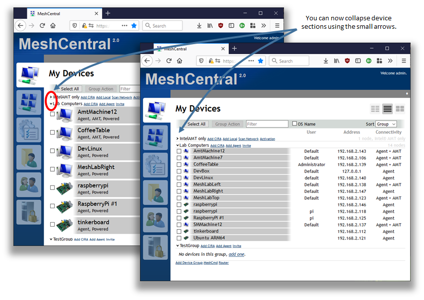 MeshCentral - 2019 Review and New Features