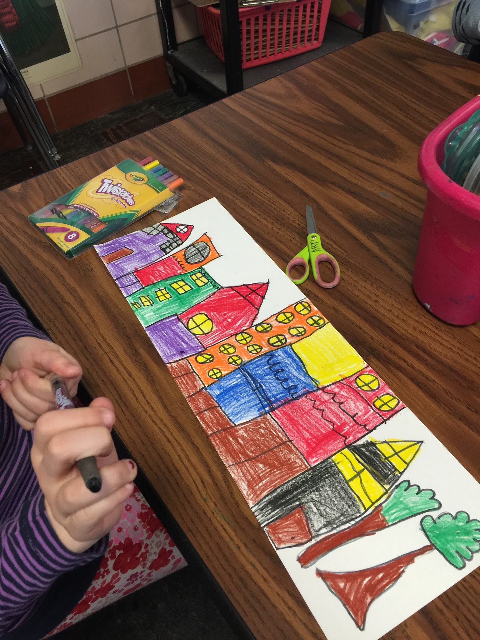 Mrs. Harris' art room: Starry Night 1st grade collage