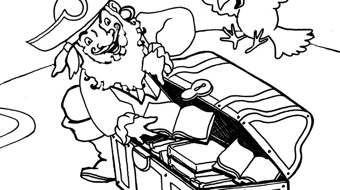 Pirate Coloring Page ~ Coloring Print