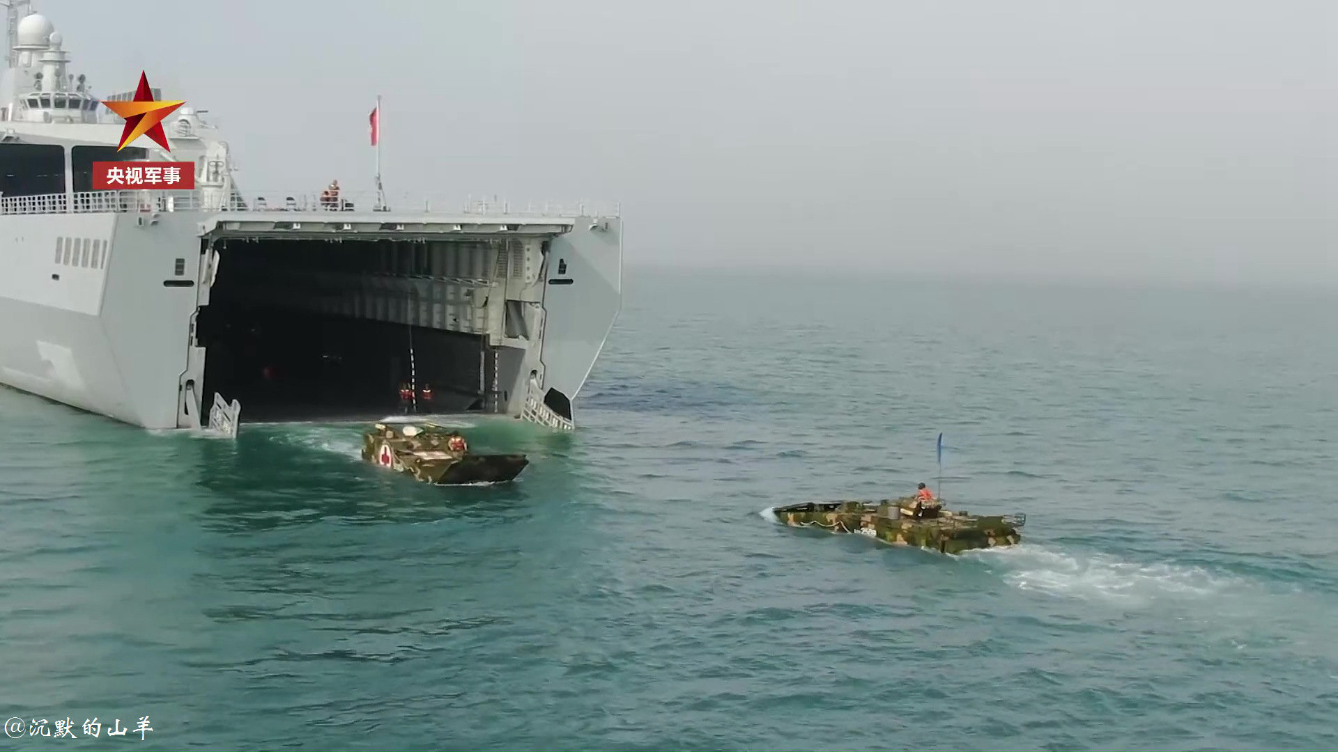 SNAFU!: Type 05 series amphibious vehicles operating off Type 071 LPD.