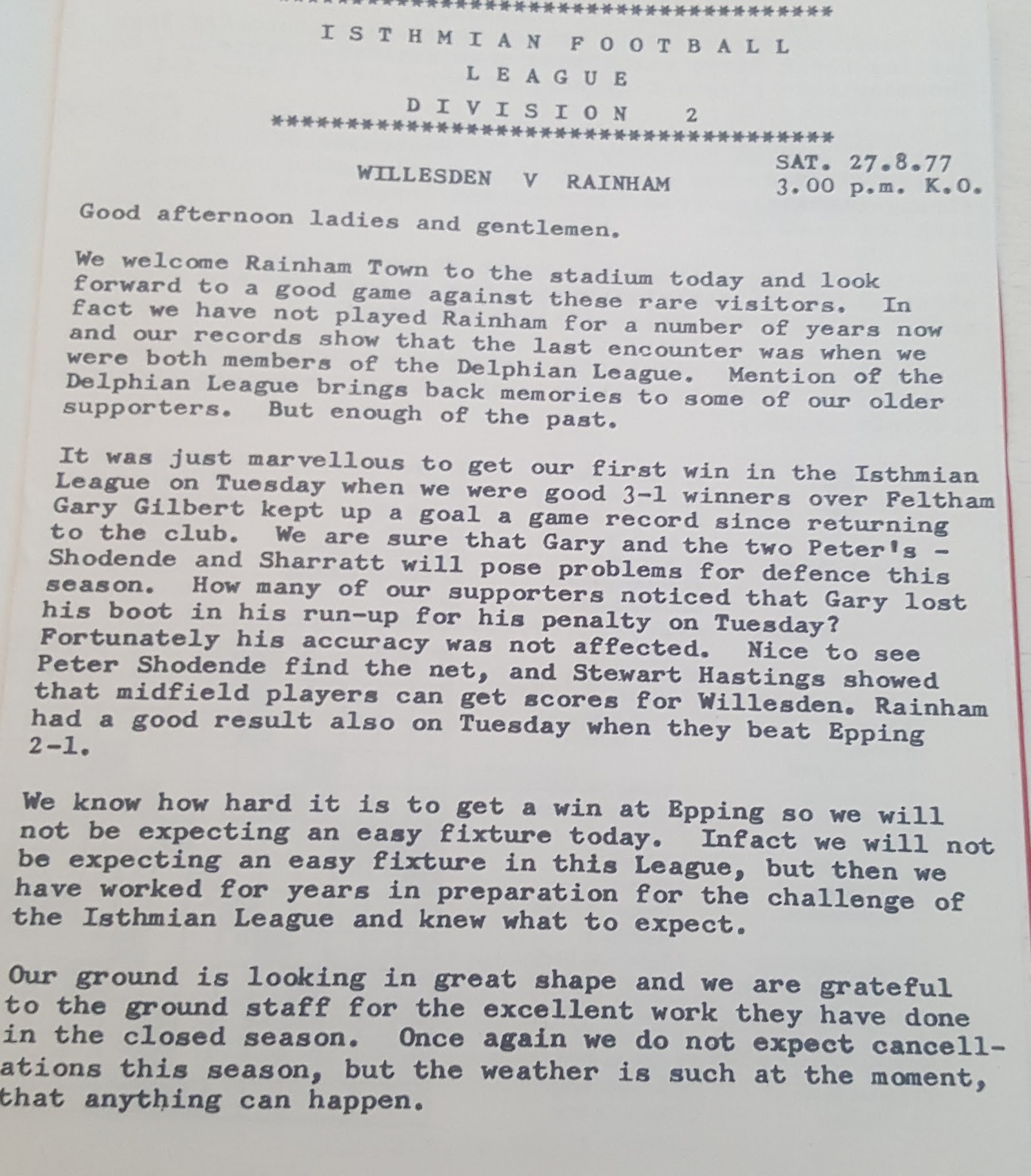 The Cold End: FORGOTTEN FOOTBALL IN NW10 - WILLESDEN FC, WILLESDEN ...