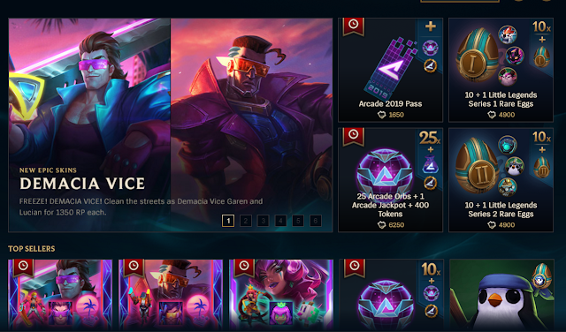 Surrender at 20: Demacia Vice Skins & Event Content now available!