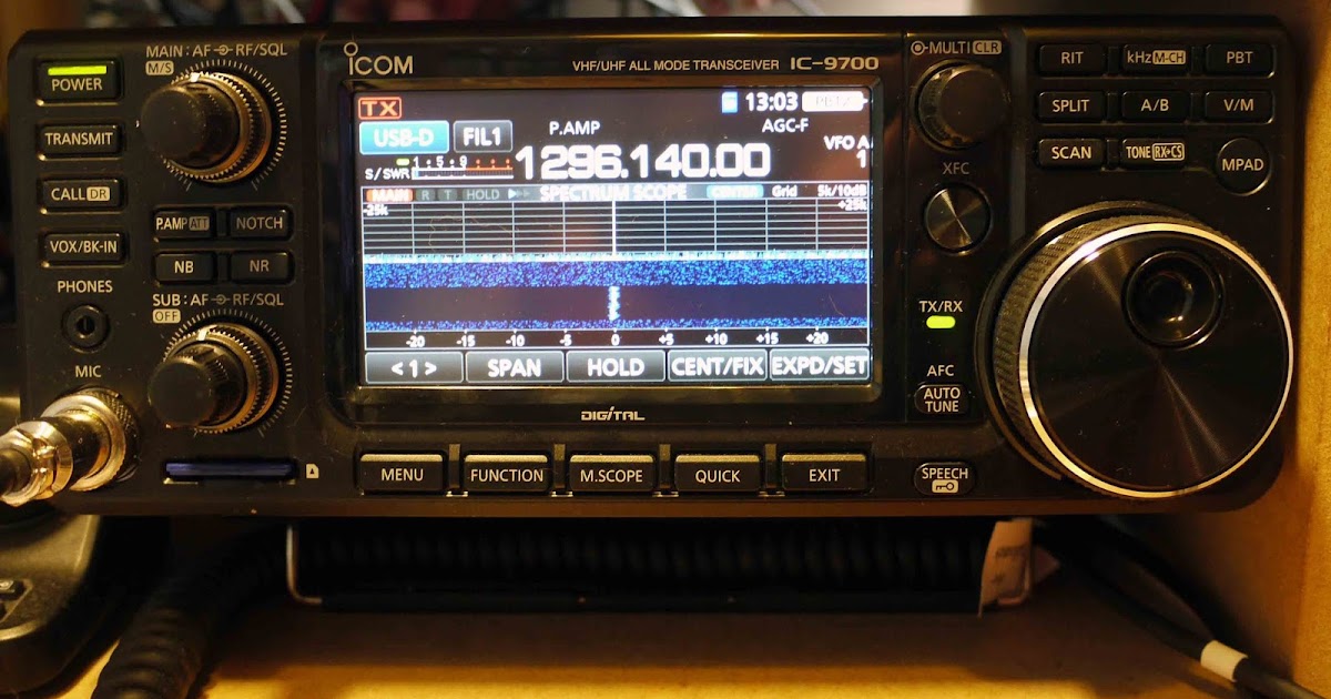 GM4FVM's radio world: Icom IC-9700 operational review.