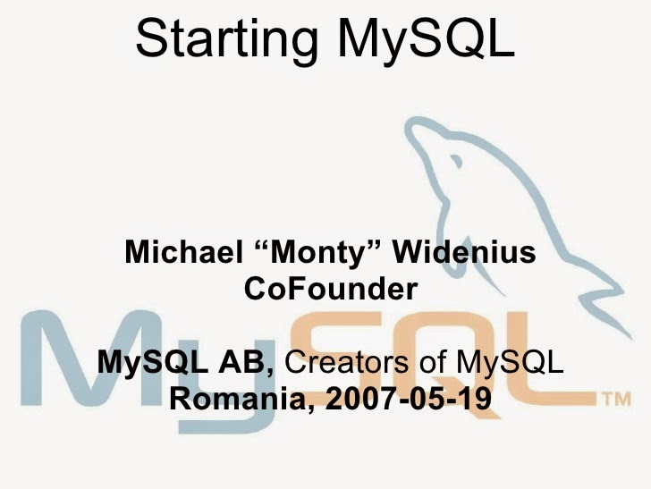 Sejarah Asal Muasal Database MySQL - Belajar Database MySQL