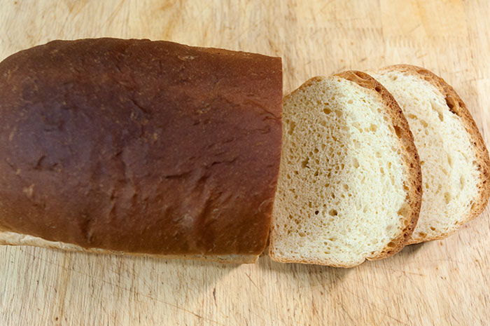 Things wot I Made Then Ate: Brioche, ham and tomato sandwich