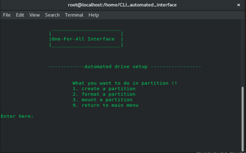 Automation Using Python Menu-Driven Program