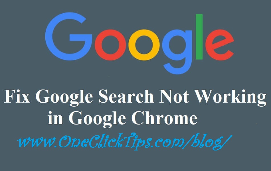 How to Fix Google Search Not Working on PC or Chrome Issue?