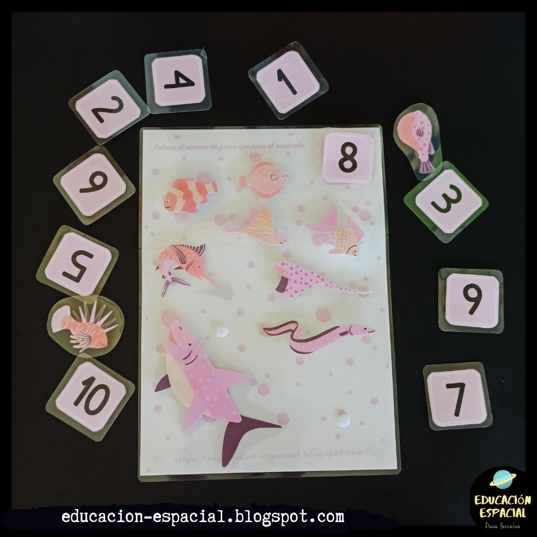 Contamos del 1 al 10 con los peces