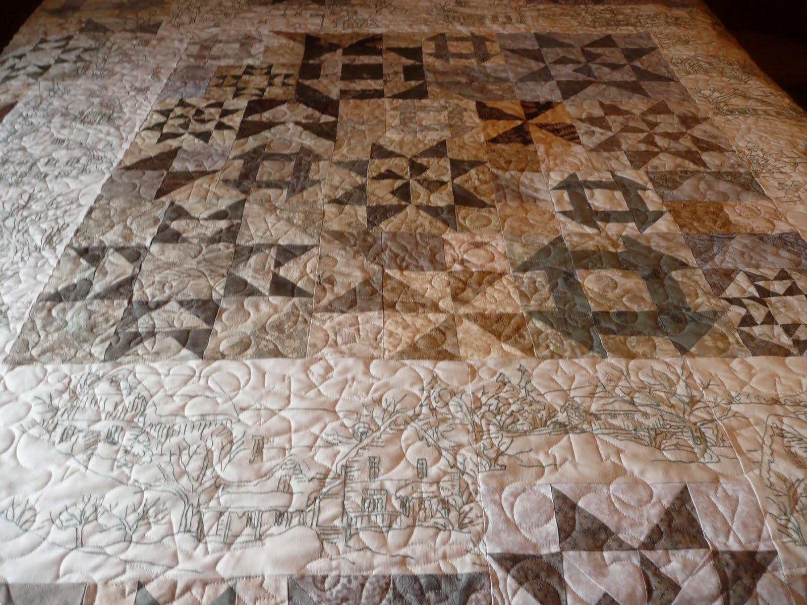 Acorn Ridge Quilting: Carol's Snow Days Quilt