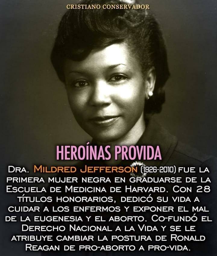 "El Reginense" GUILLERMO PIRRI ARGENTINO: Dra. Mildred Fay Jefferson ...