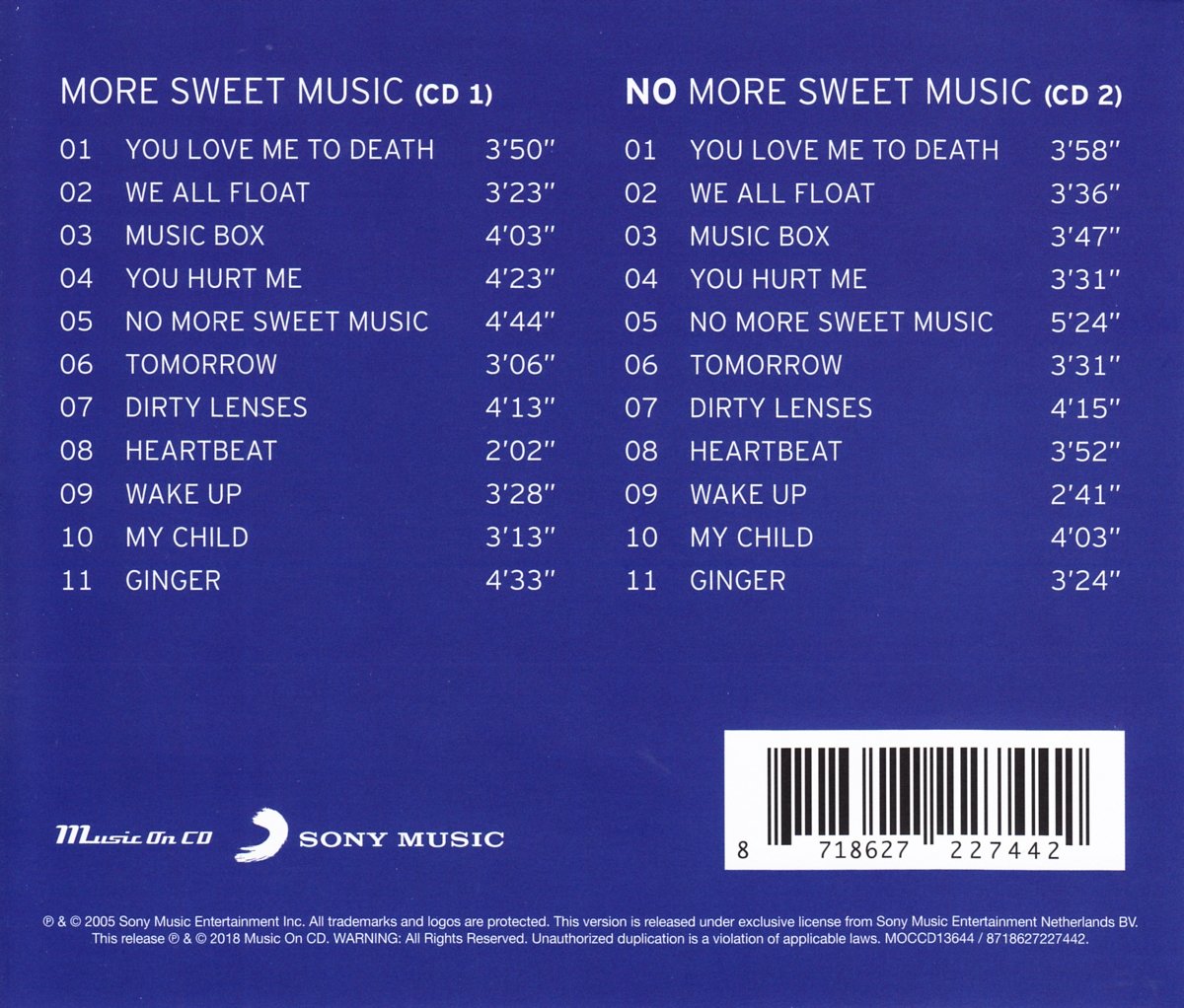 Classic Rock Covers Database: Hoovephonic - No More Sweet Music More ...