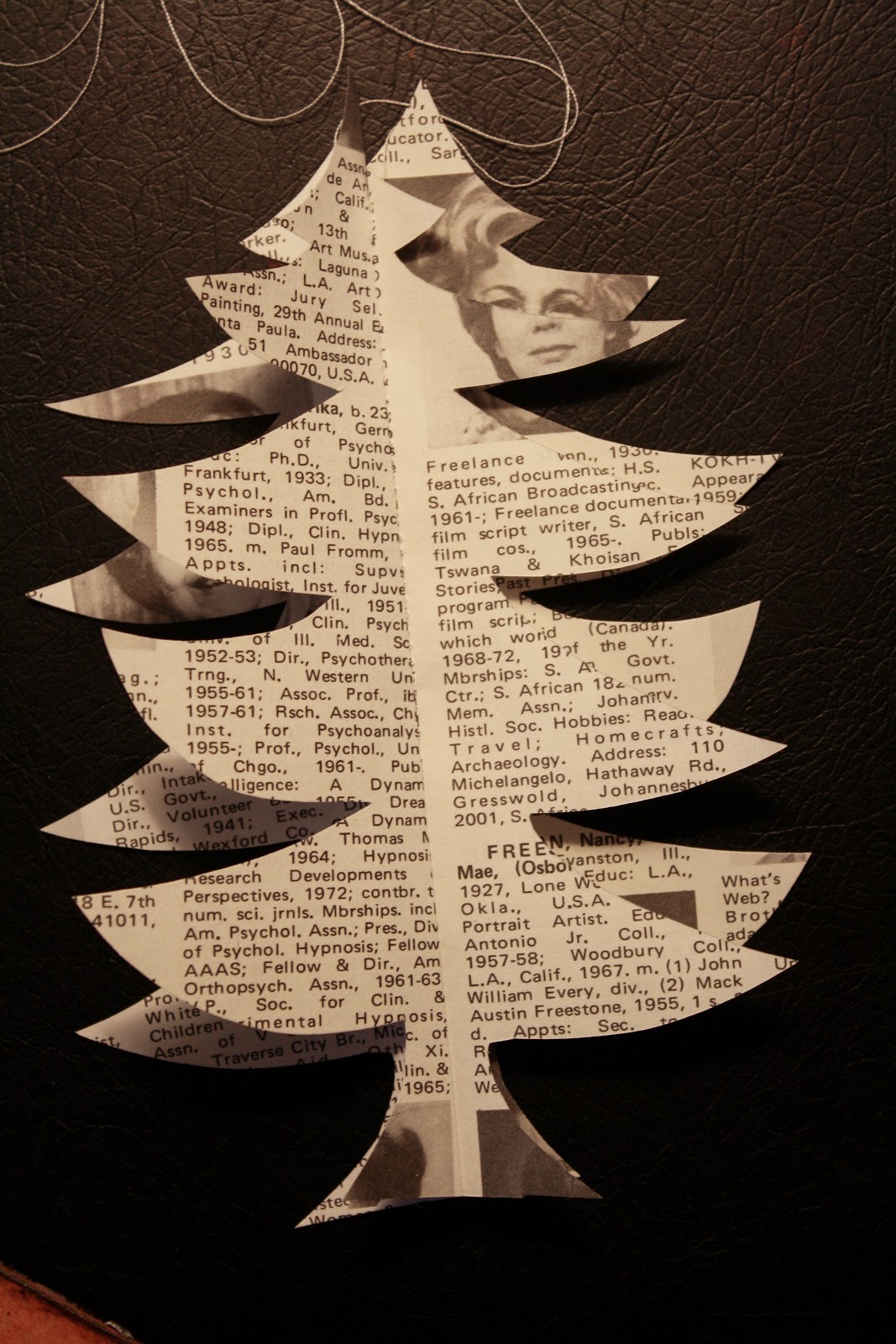 Simple Things Notebook: Making: Sewn Paper Tree Tutorial