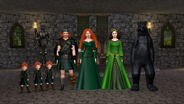 Sil Fantasy: Walt Disney's Brave Main Characters