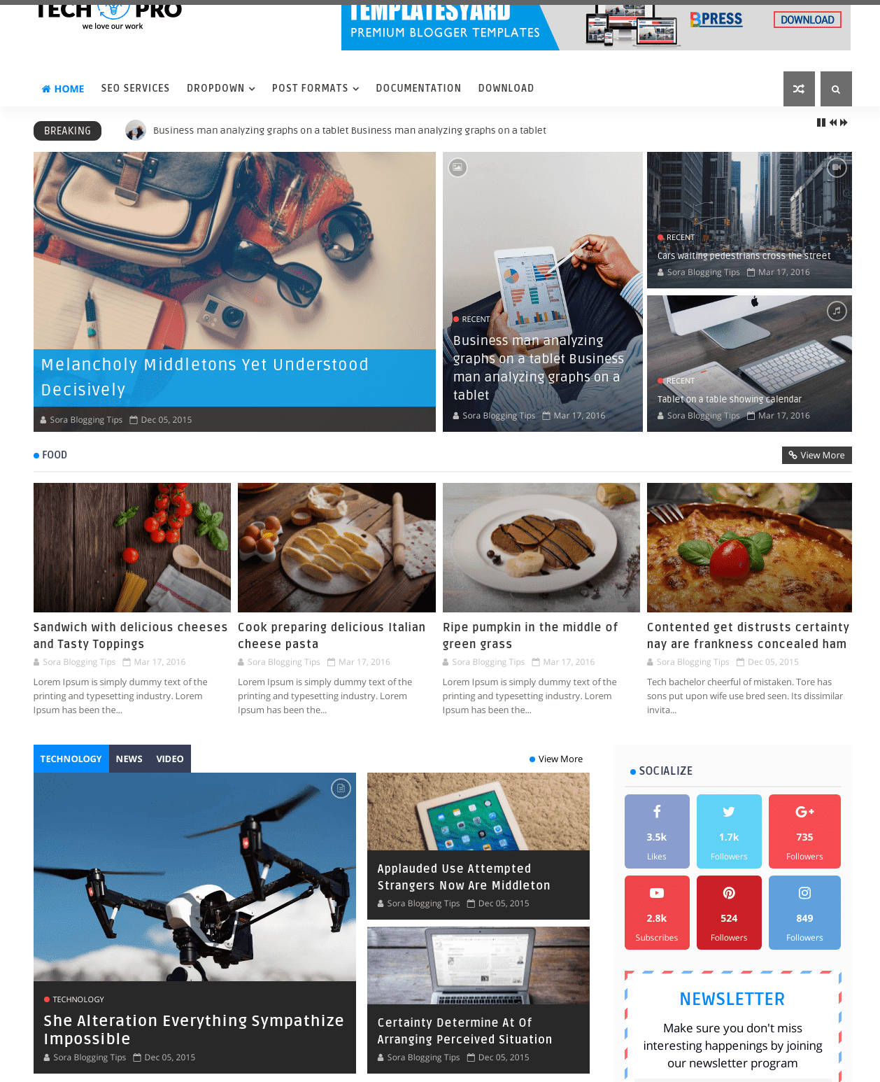 Techpro Free Blogger Template Techpro Free Blogger Template