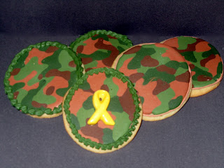 Melly's Mouthful: Thankful for Desserts - Day 2: Camo Cookies