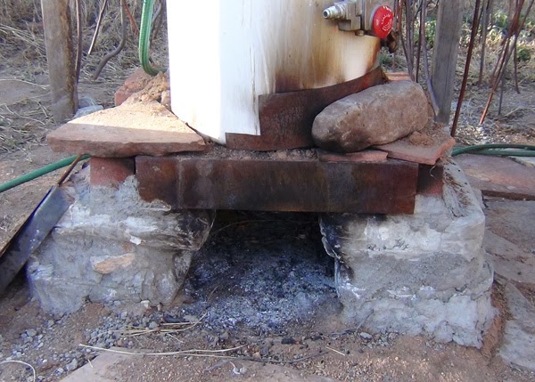 Our Life in the Wild: How to Make a Wood-fired Outdoor Shower