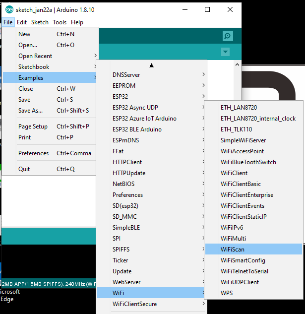 Cara Scan SSID WiFi yang ada Menggunakan ESP32 | Arduino IDE