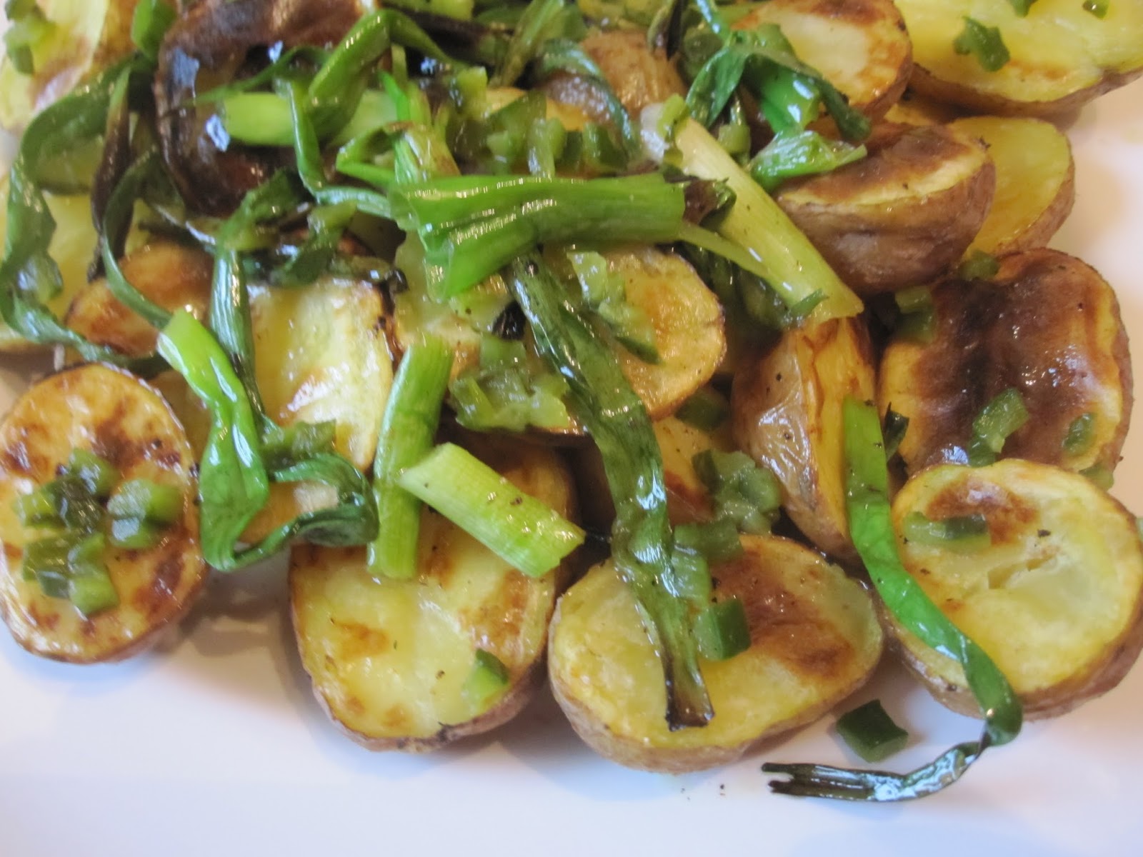 Grilled Potato Salad with Scallion Vinaigrette