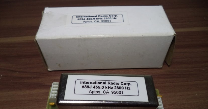 MEDAN RADIO: Inrad filter 455 KHz (terjual)