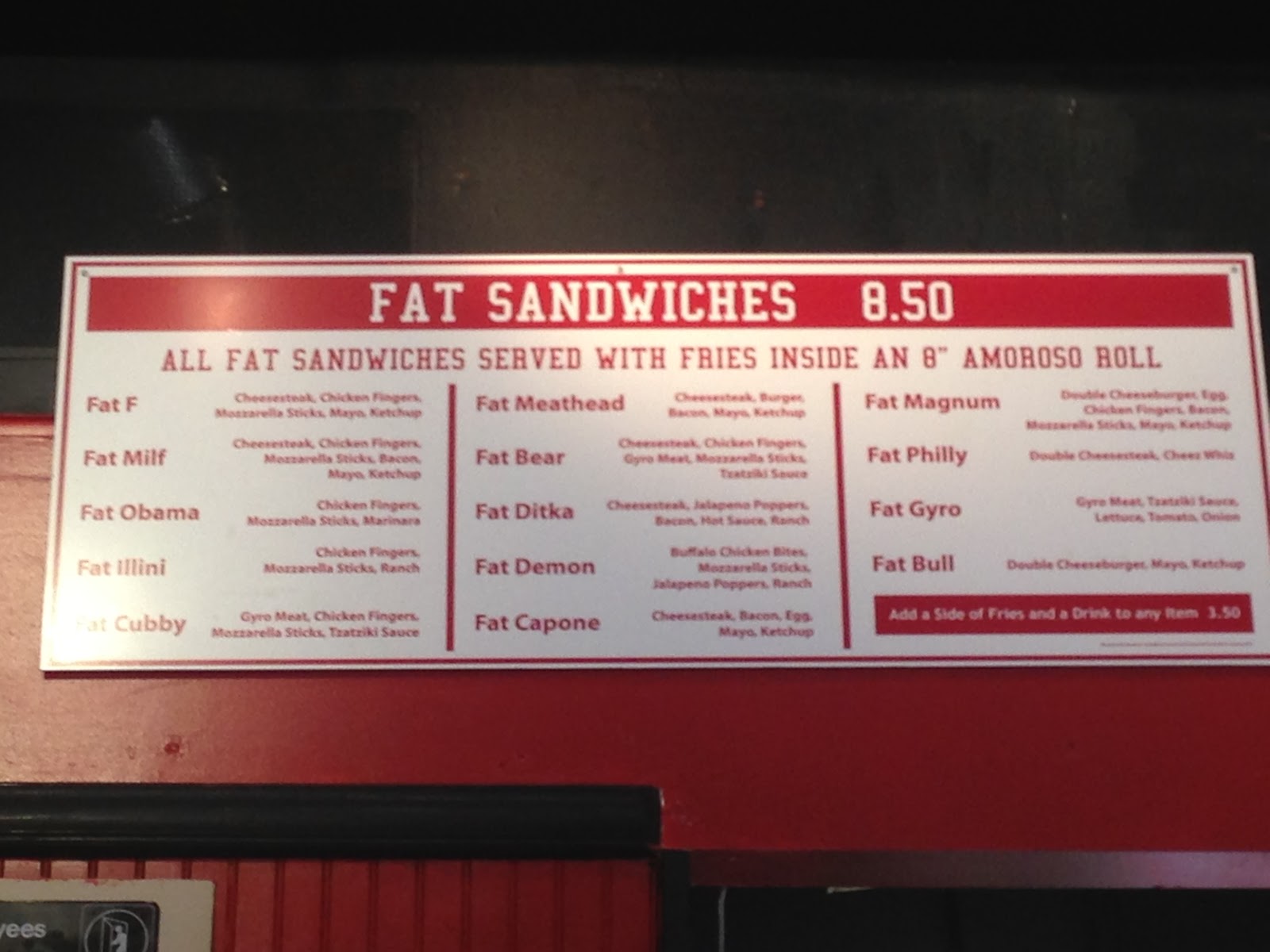 Eating for Sanity: Fat Sandwich Company