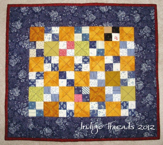 Indigo Threads: Two Finishes!