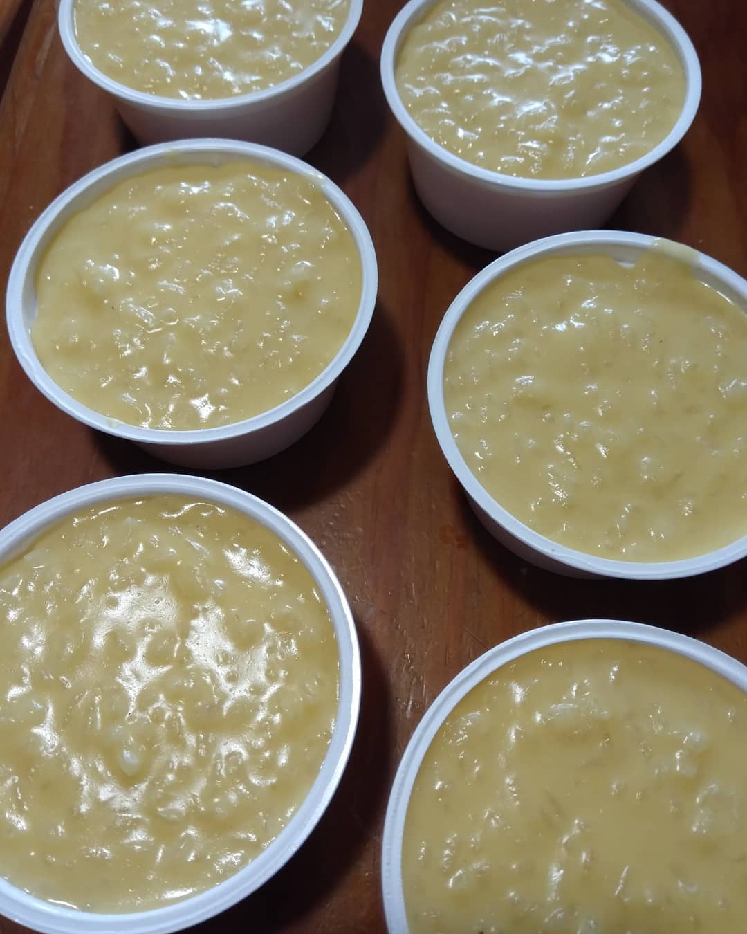 Risoto doce com custarda