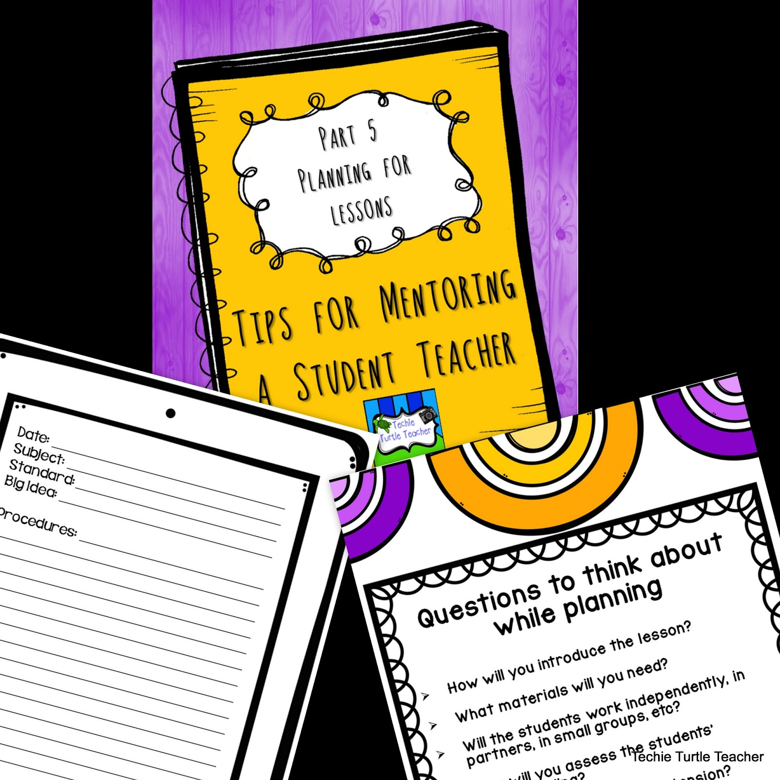 Techie Turtle Teacher: Tips for Mentoring a Student Teacher - Planning ...