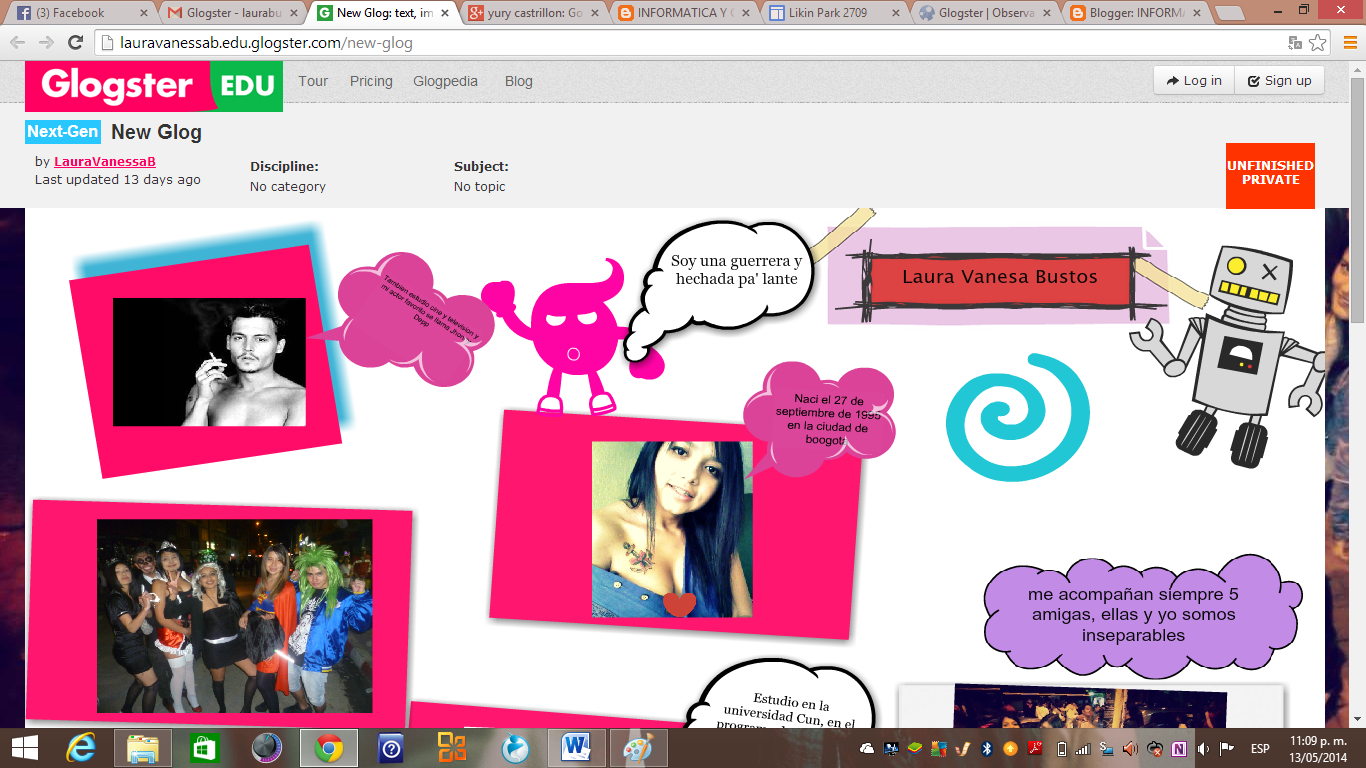 INFORMÁTICA Y CONVERGENCIA : Glogster