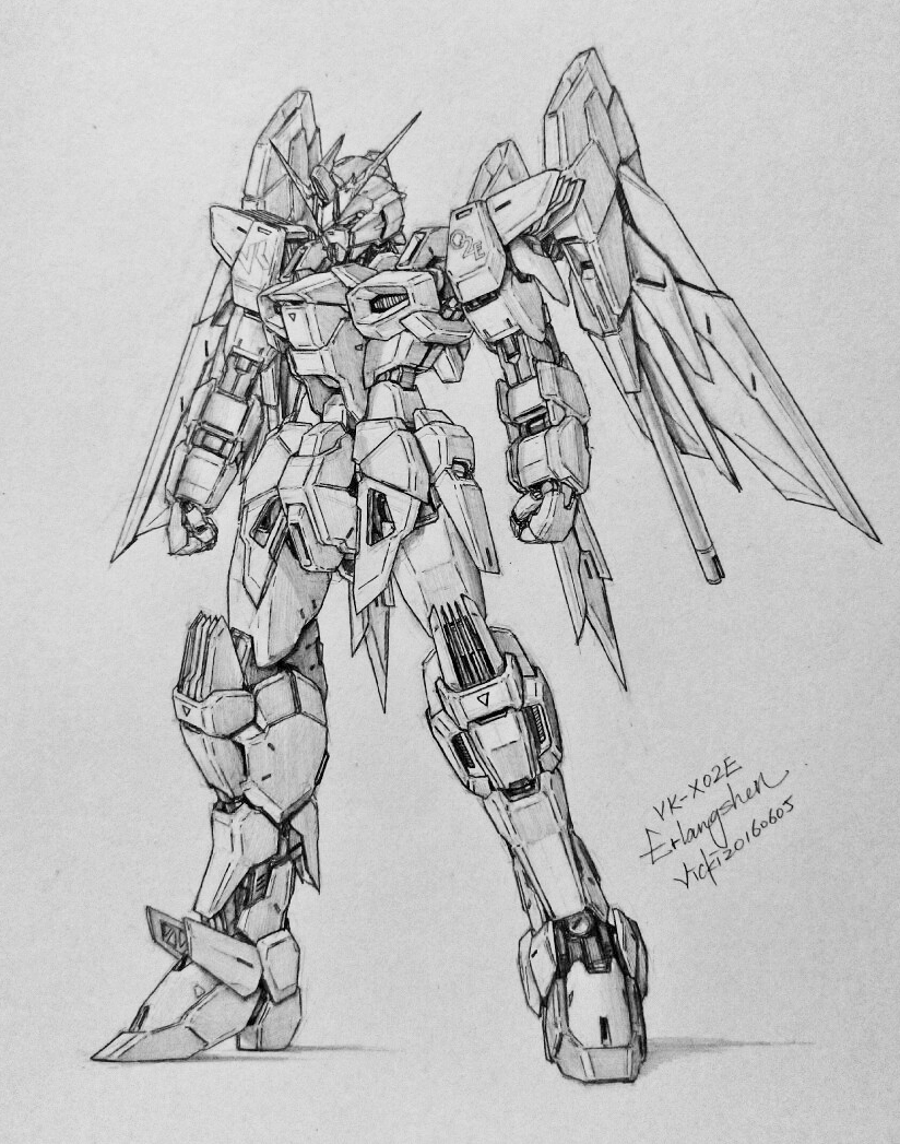 GUNDAM GUY: Awesome Gundam Sketches by VickiDrawing [Updated 2/9/17]