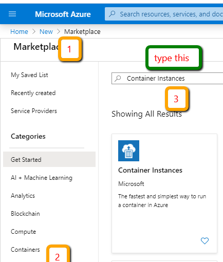 Docker container in Azure - Azure