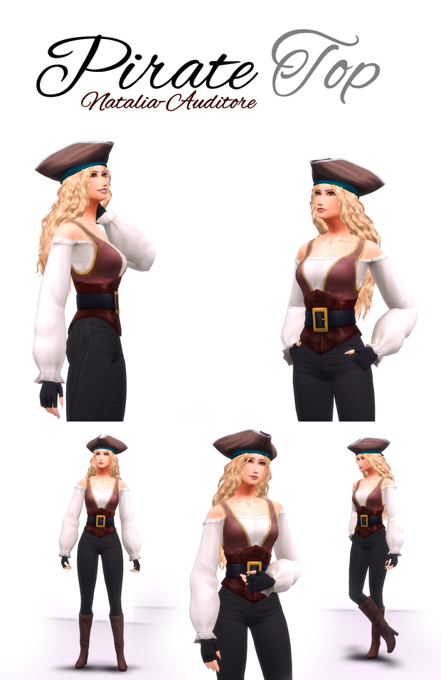 SIMply Medieval: Pirate Top