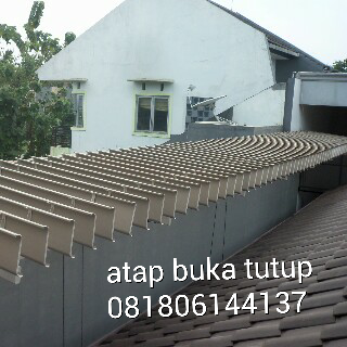 Atap-lovera-buka-tutup: Atap Buka Tutup Alumunium Sun Louvre / Lovera