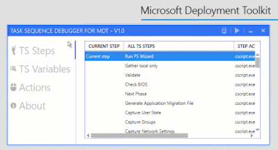 Task Sequence Debugger for MDT | Syst & Deploy