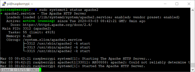 Raspberry Pi 筆記(60)：安裝Apache Web Server及PHP